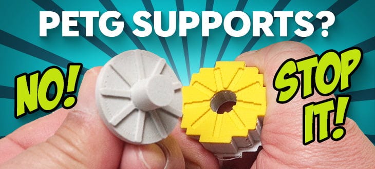 Removing PETG supports: Finally, clean results with PLA as the support ...