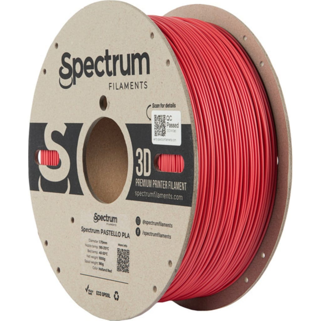 Spectrum Pastello PLA Holland Red - 3DJake Deutschland