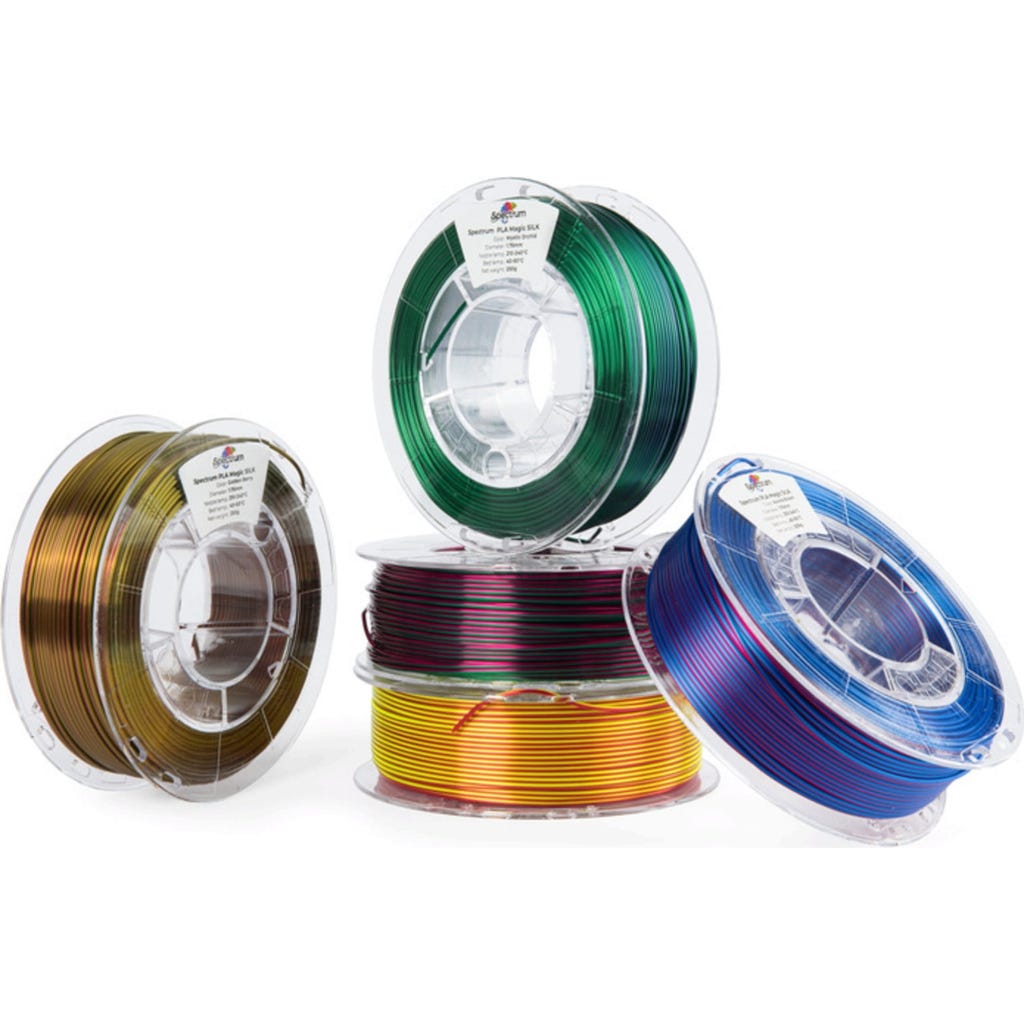 Spectrum 5er-pakke PLA Magic Silk - 3DJake Norwegen