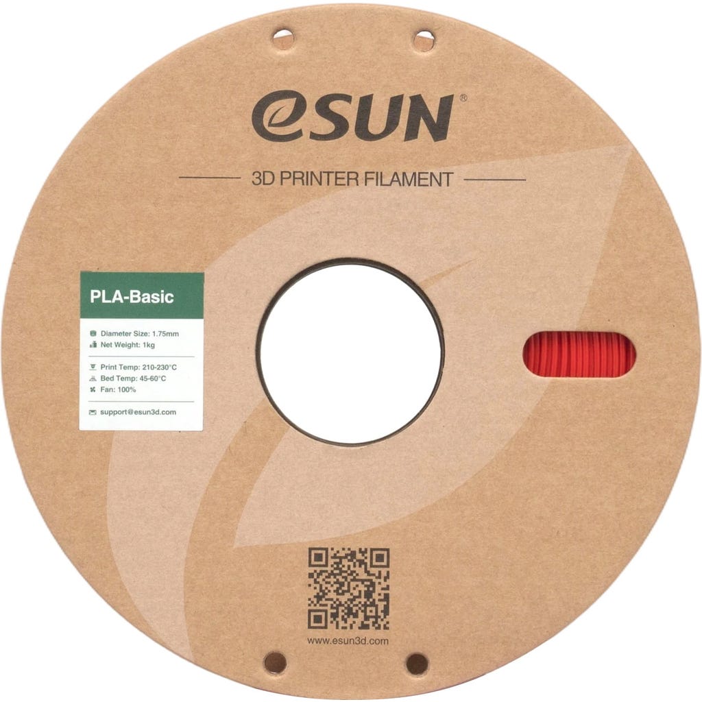 eSUN PLA-Basic RGB Red - 3DJake España