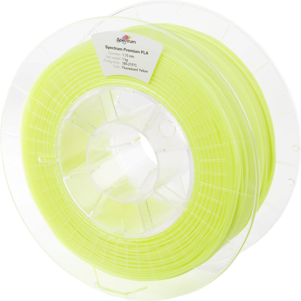 Spectrum PLA Premium Fluorescent Yellow - 3DJake Ireland