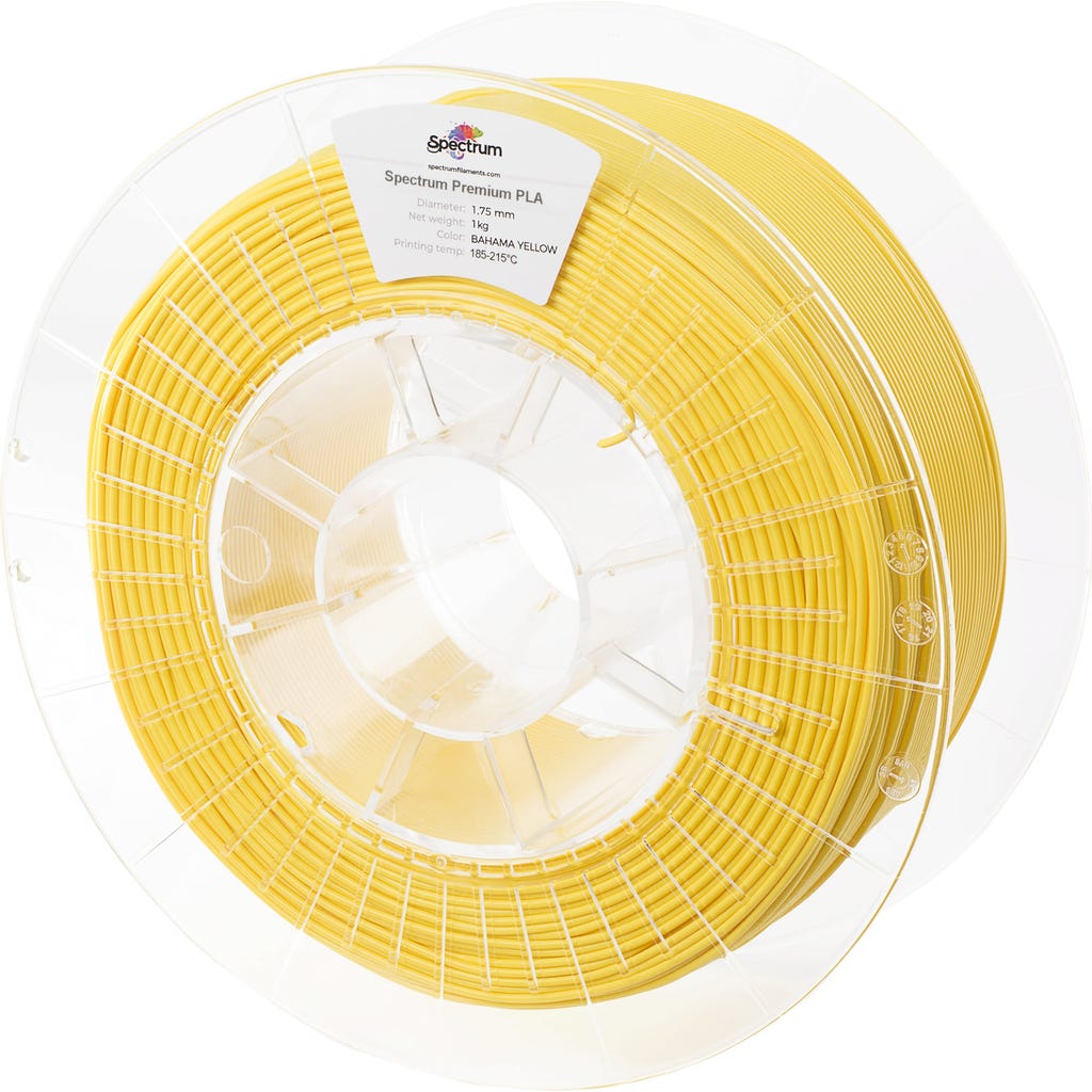 Spectrum PLA Premium Bahama Yellow - 3DJake Ireland