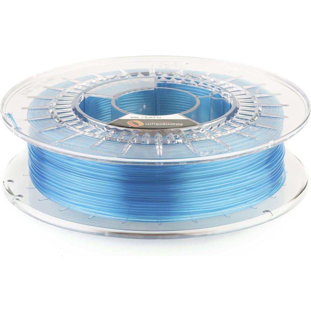 Fillamentum Flexfill TPU 98A Blue Transparent - 3DJake Ireland
