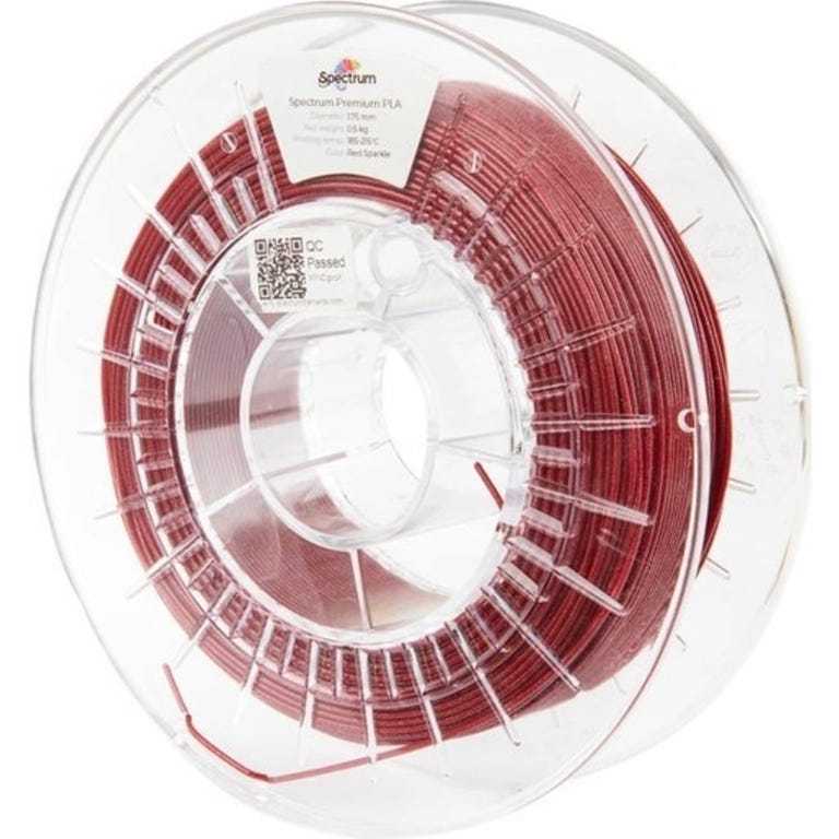 Spectrum PLA Glitter Sparkle Red - 3DJake Switzerland