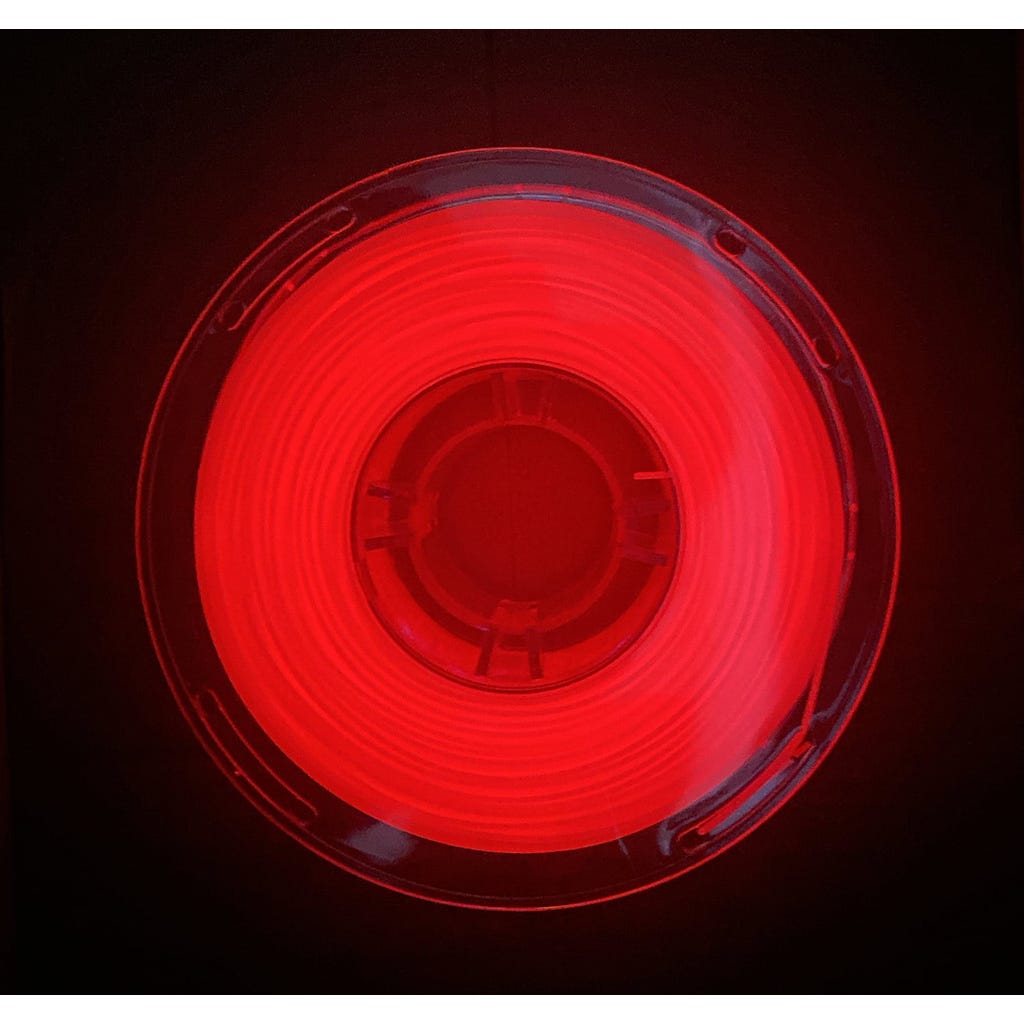 R3D PLA Ultra-Glow Red - 3DJake Česká republika