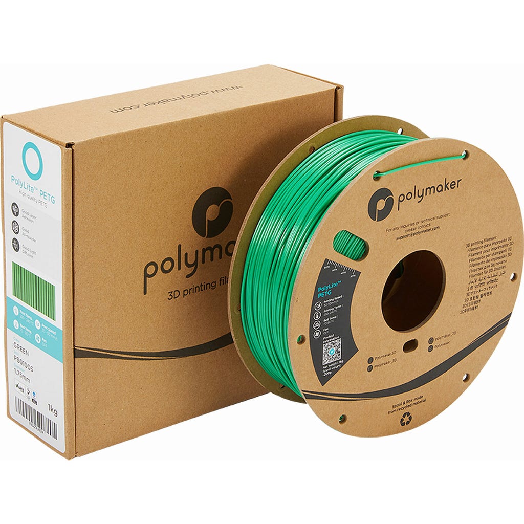 Polymaker PolyLite PETG Green - 3DJake Ireland