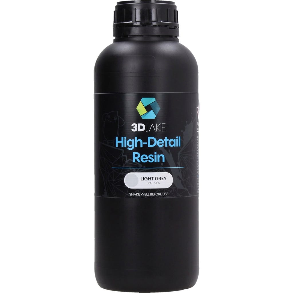 3DJAKE 8K High-Detail Resin in Light Grey - 3DJake Ireland