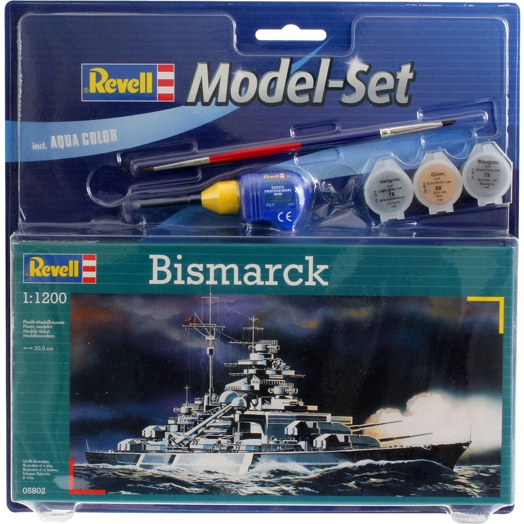 Revell Bismarck Model Set - 3DJake Switzerland