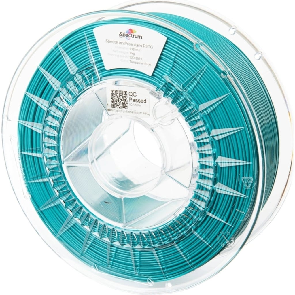 Spectrum PETG Premium Turquoise Blue - 3DJake Nederland