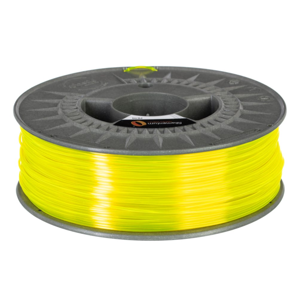 Fillamentum PETG Neon Yellow Transparent - 3DJake International