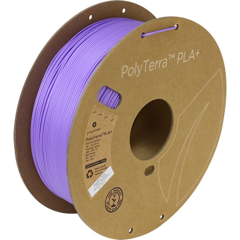 Polymaker PolyTerra PLA+ Purple - 3DJake Sverige