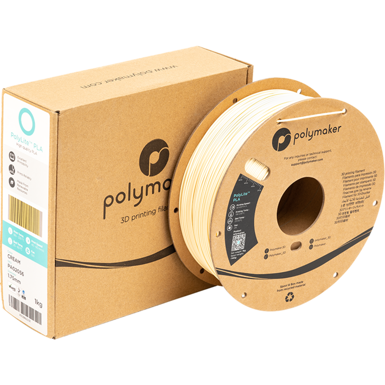 Polymaker PolyLite PLA Cream - 3DJake Deutschland