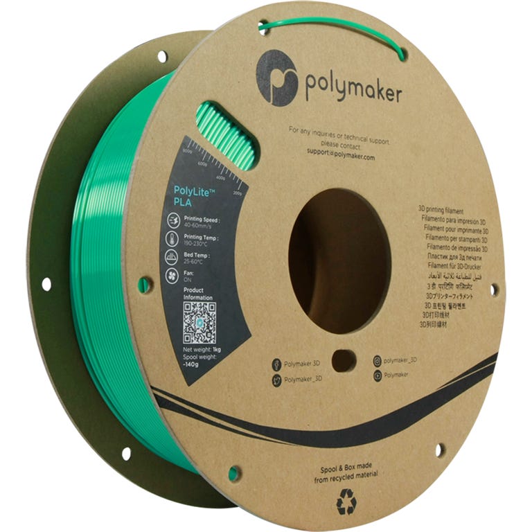 Polymaker PolyLite Silk PLA Green - 3DJake България