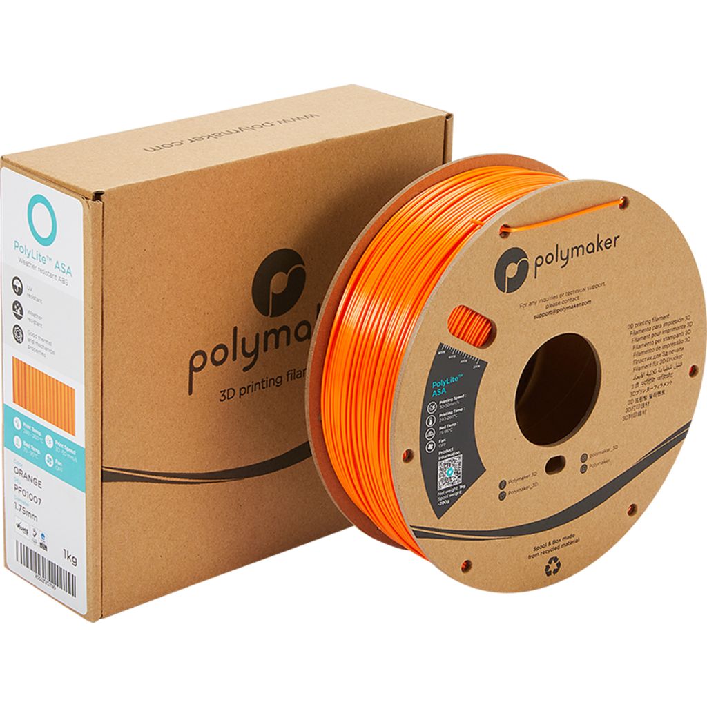 Polymaker PolyLite ASA Orange - 3DJake International