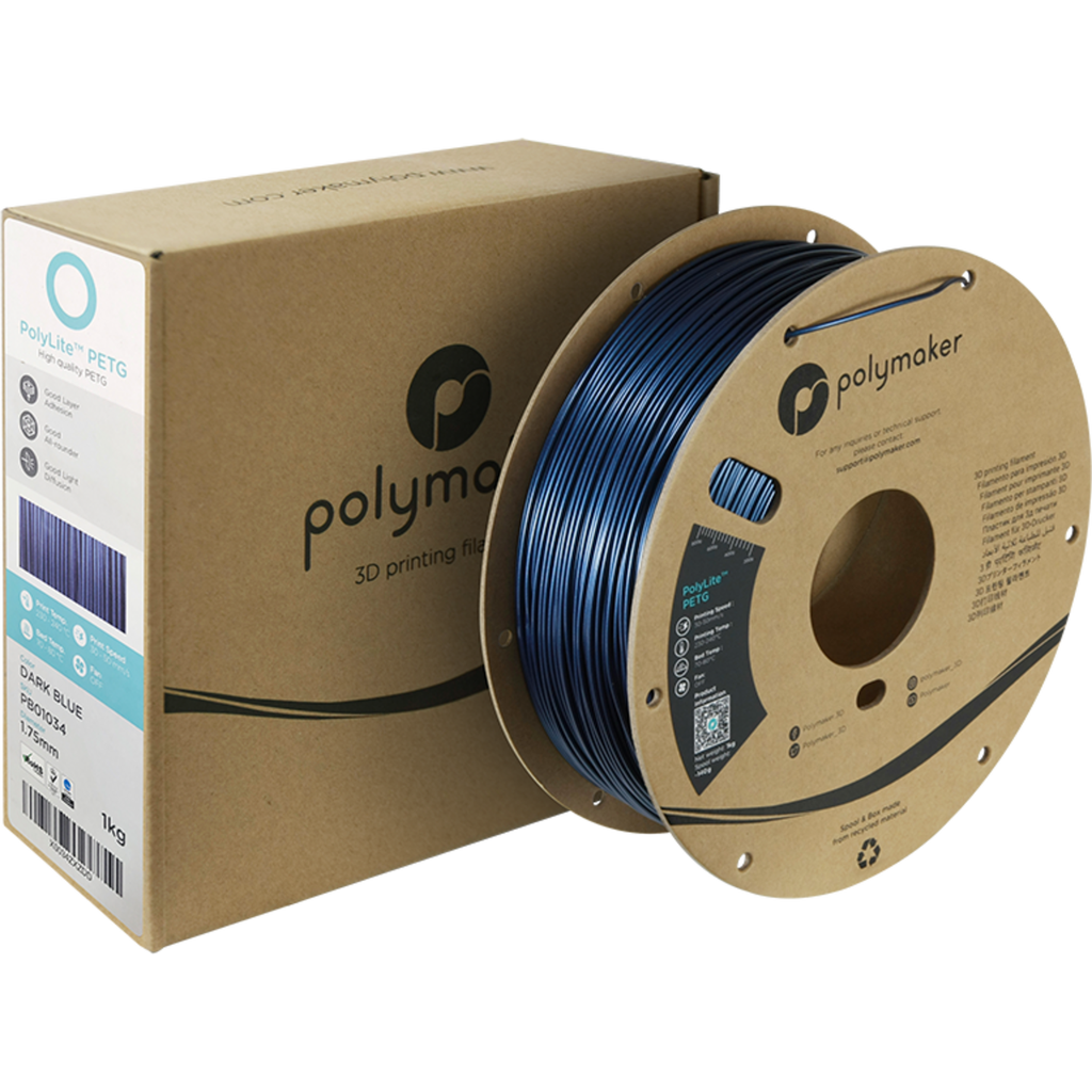 Polymaker PolyLite PETG Dark Blue - 3DJake Österreich
