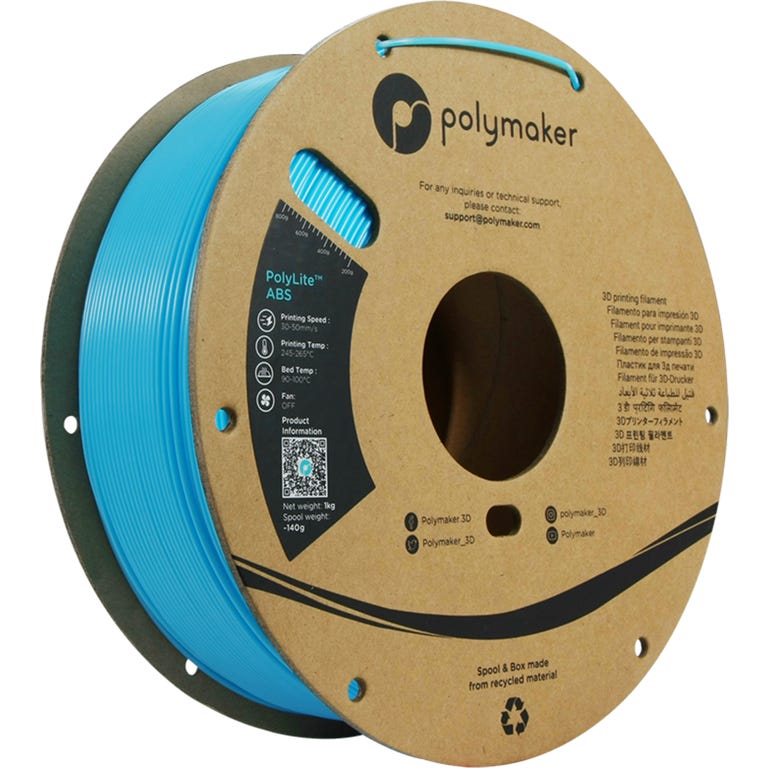 Polymaker ABS Light Blue - 3DJake Online Shop