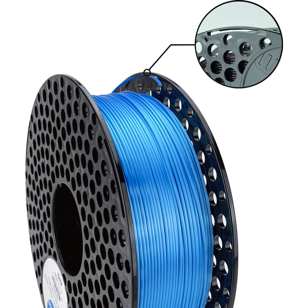 AzureFilm PLA Silk Ocean Blue - 3DJake Deutschland