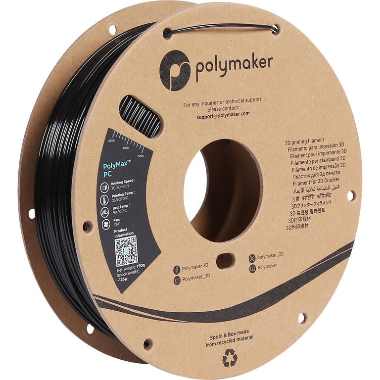 Polymaker Polymax PC Black - 3DJake
