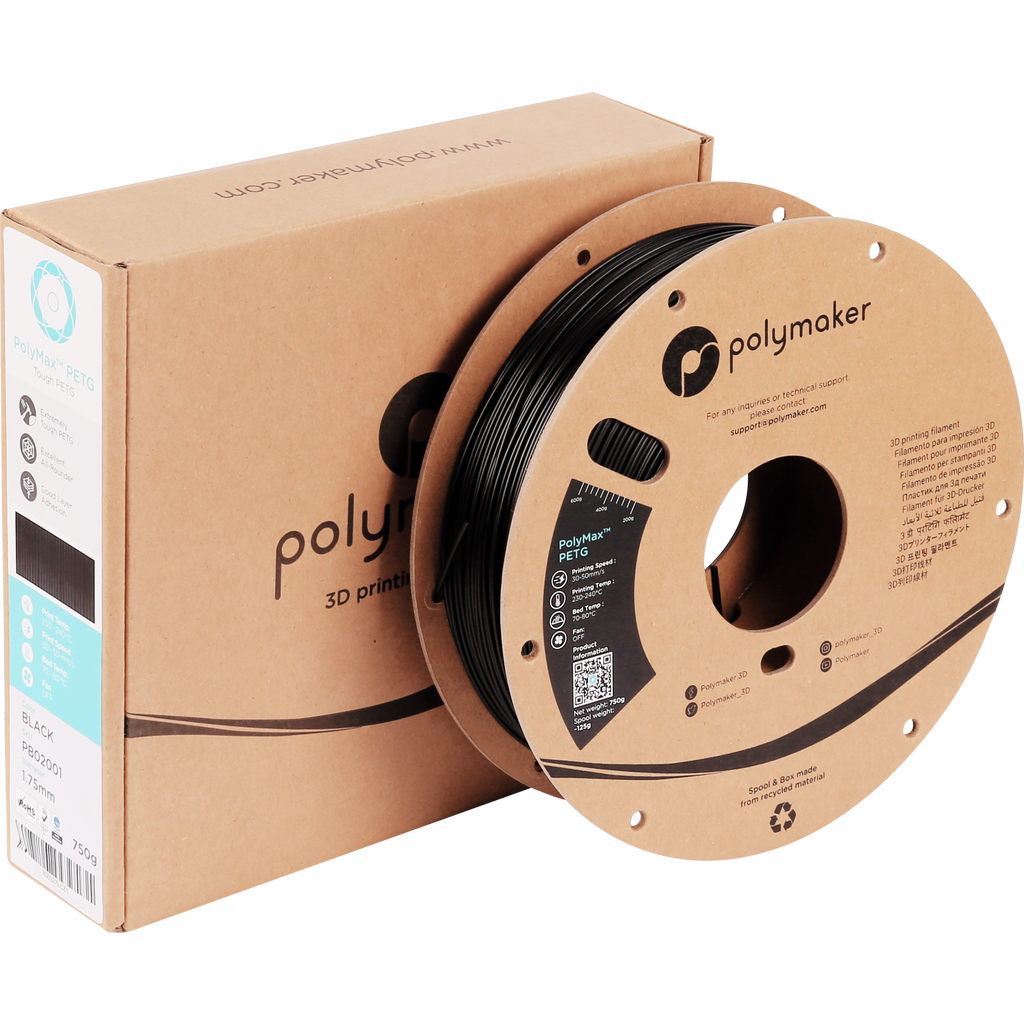 Polymaker PolyMax PETG Black - 3DJake Ireland