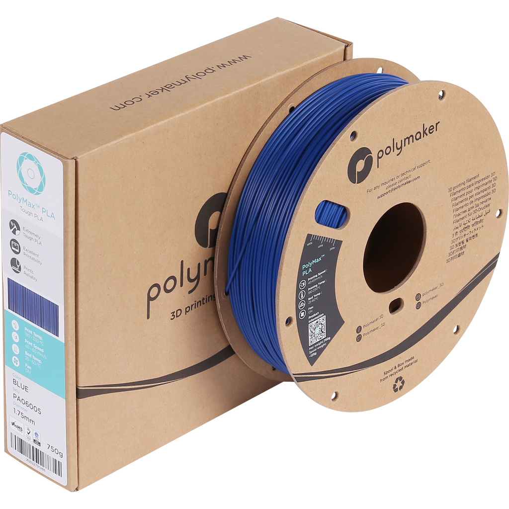 Polymaker PolyMax PLA Blue - 3DJake Ireland