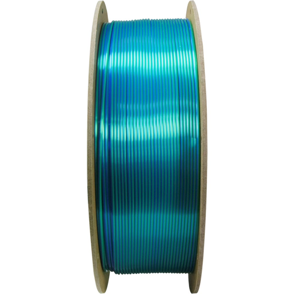 Polymaker PolyLite Dual Silk PLA Caribbean Sea Blue-Green - 3DJake ...