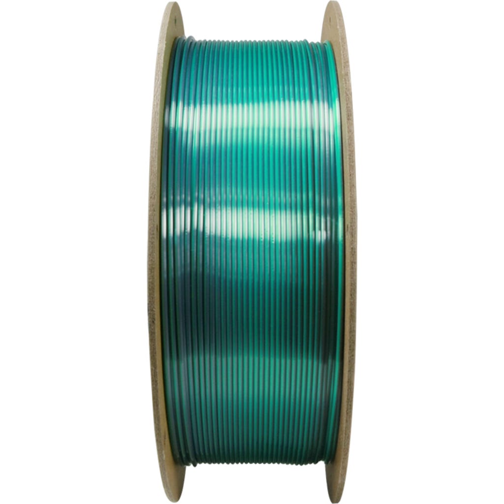 Polymaker PolyLite Dual Silk PLA Jadeite Green-Chrome - 3DJake ...