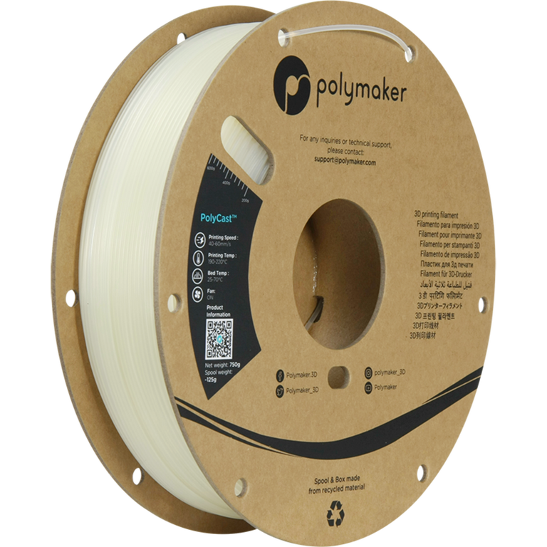 Polymaker PolyCast Natural - 3DJake Nederland
