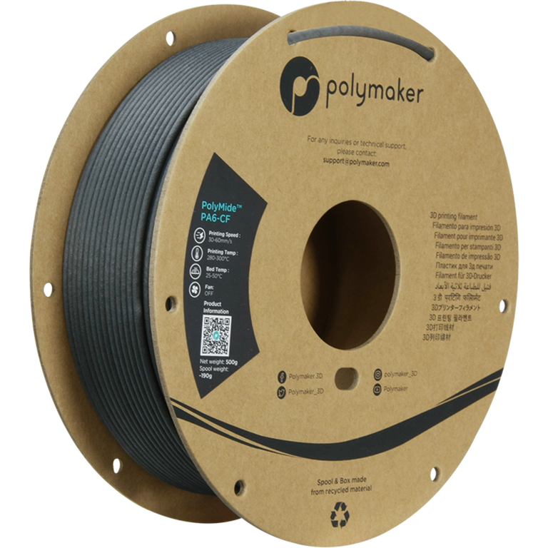 Polymaker PolyMide PA6-CF Black - 3DJake International