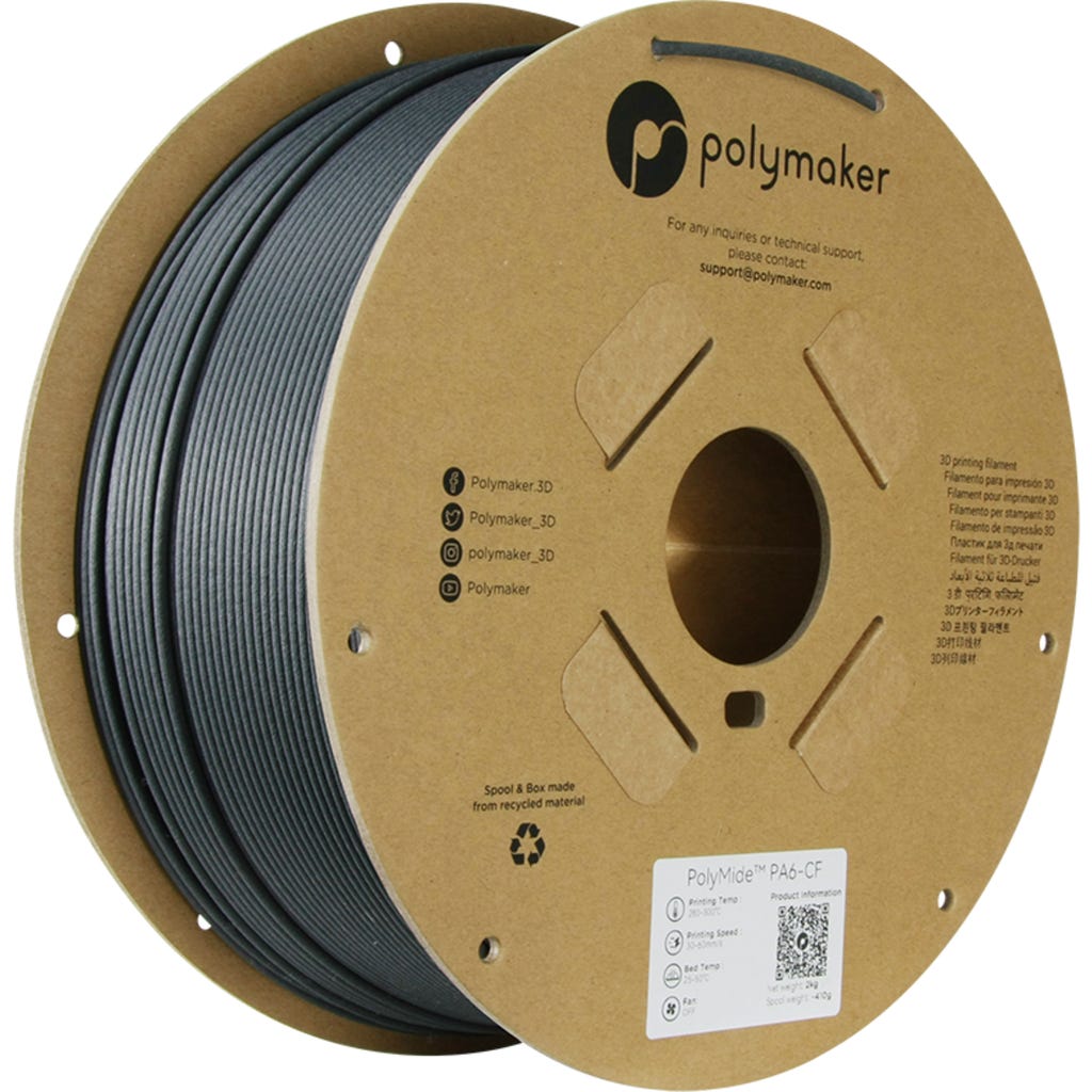 Polymaker PolyMide PA6-CF Black - 3DJake International