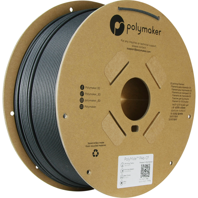 Polymaker PolyMide PA6-CF Black - 3DJake International