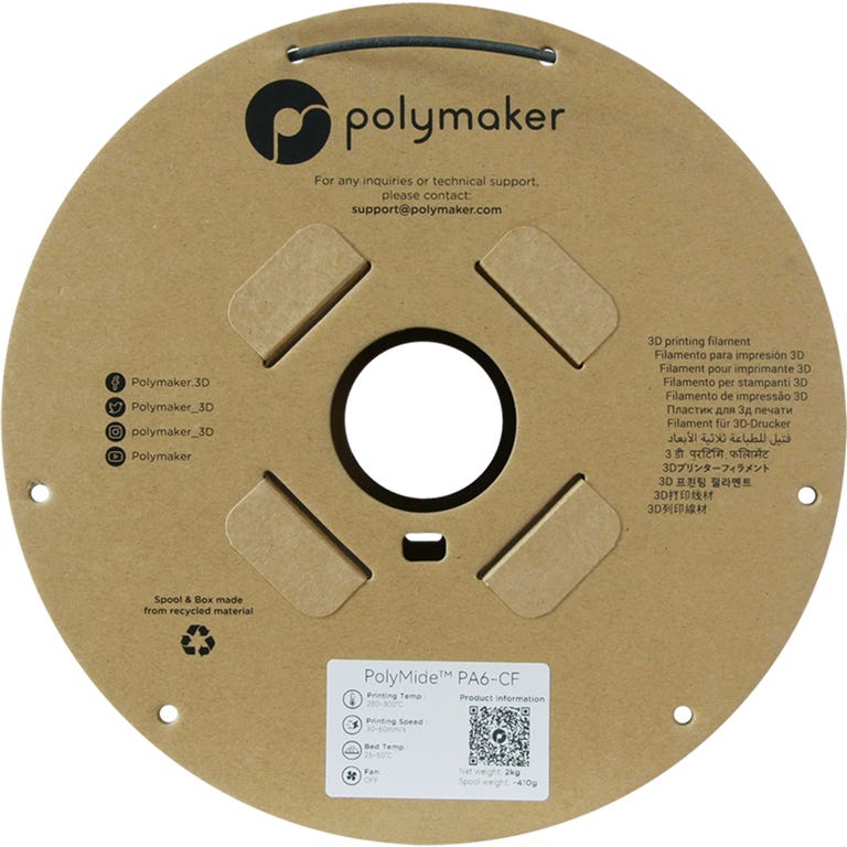 Polymaker PolyMide PA6-CF Black - 3DJake International