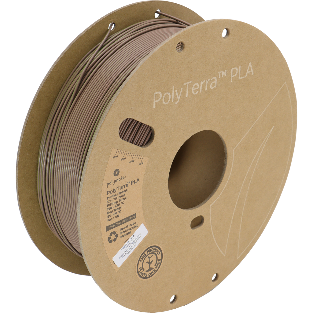Polymaker PolyTerra PLA Dual Camouflage Dark Green-Brown - 3DJake Ireland
