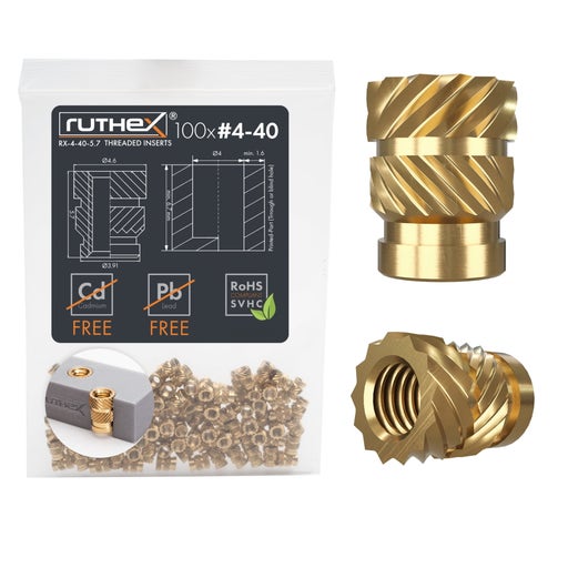 ruthex Threaded Inserts & 3D Printer Accessories - 3DJake International