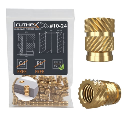 ruthex Threaded Inserts & 3D Printer Accessories - 3DJake International