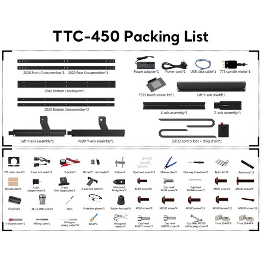 TwoTrees TTC450 CNC Milling Machine - 3DJake International