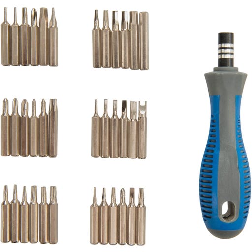 Silverline Precision Screwdriver bits - 37 pieces, 1 set - 3DJake ...