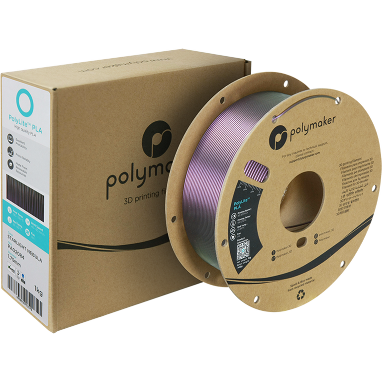Polymaker PolyLite PLA Starlight Nebula - 3DJake International