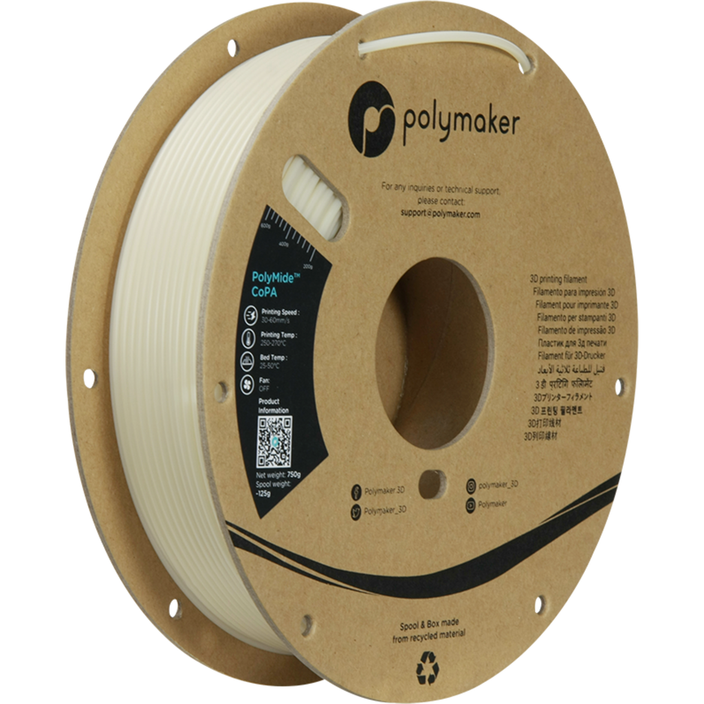 Polymaker Nylon CoPA 6/6-6 Clear - 3DJake International