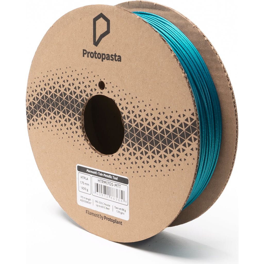 Protopasta Mermaid's Tale Teal Metallic HTPLA - 3DJake UK