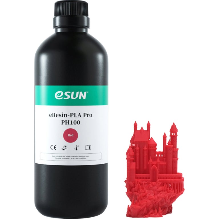 eSUN eResin-PLA Pro Red, 1.000 g - 3DJake Suomi