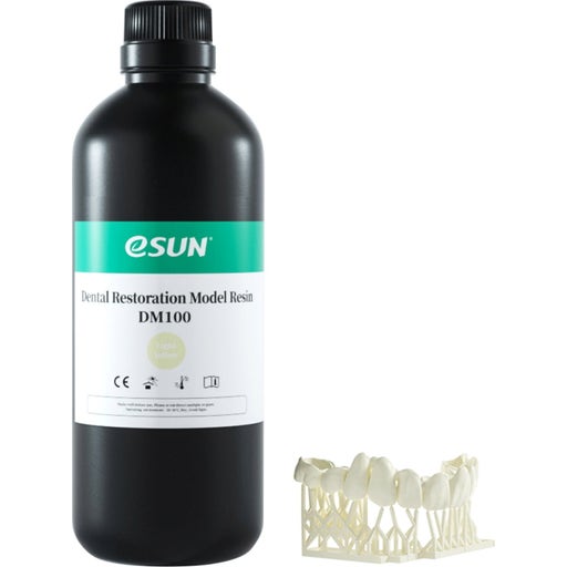eSUN DM100 Dental Restoration Model Resin Light Yellow, 1.000 g ...