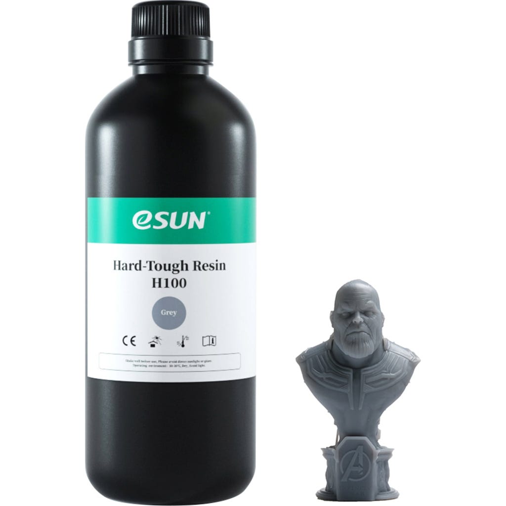 eSUN Hard-Tough Resin Grey, 1.000 g - 3DJake