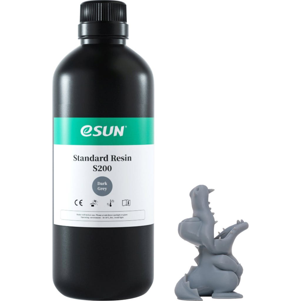 eSUN S200 Standard Resin Dark Grey, 1.000 g - 3DJake International
