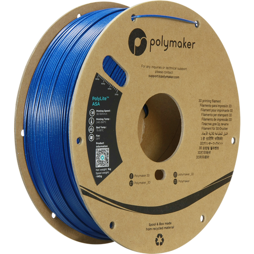Polymaker PolyLite ASA Galaxy Blue - 3DJake France