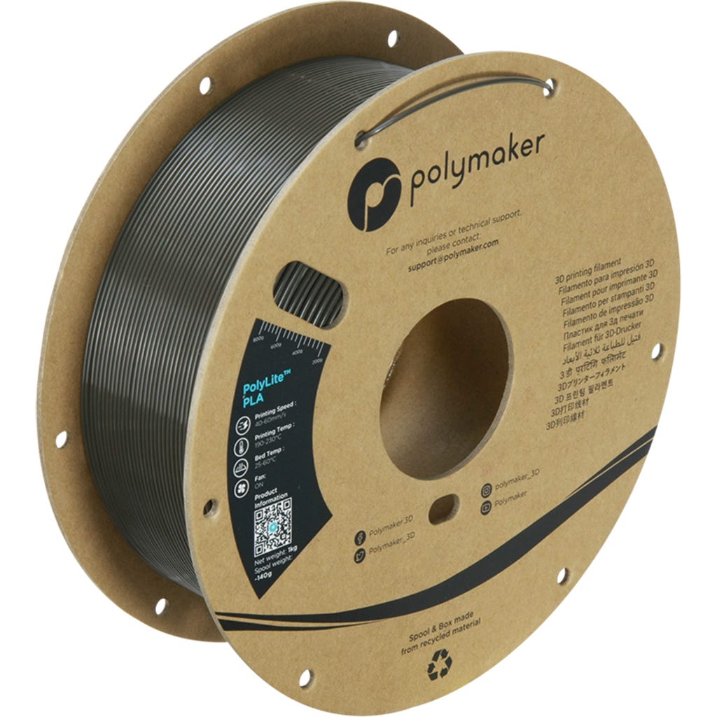 Polymaker PolyLite PLA Dark Grey Green - 3DJake España