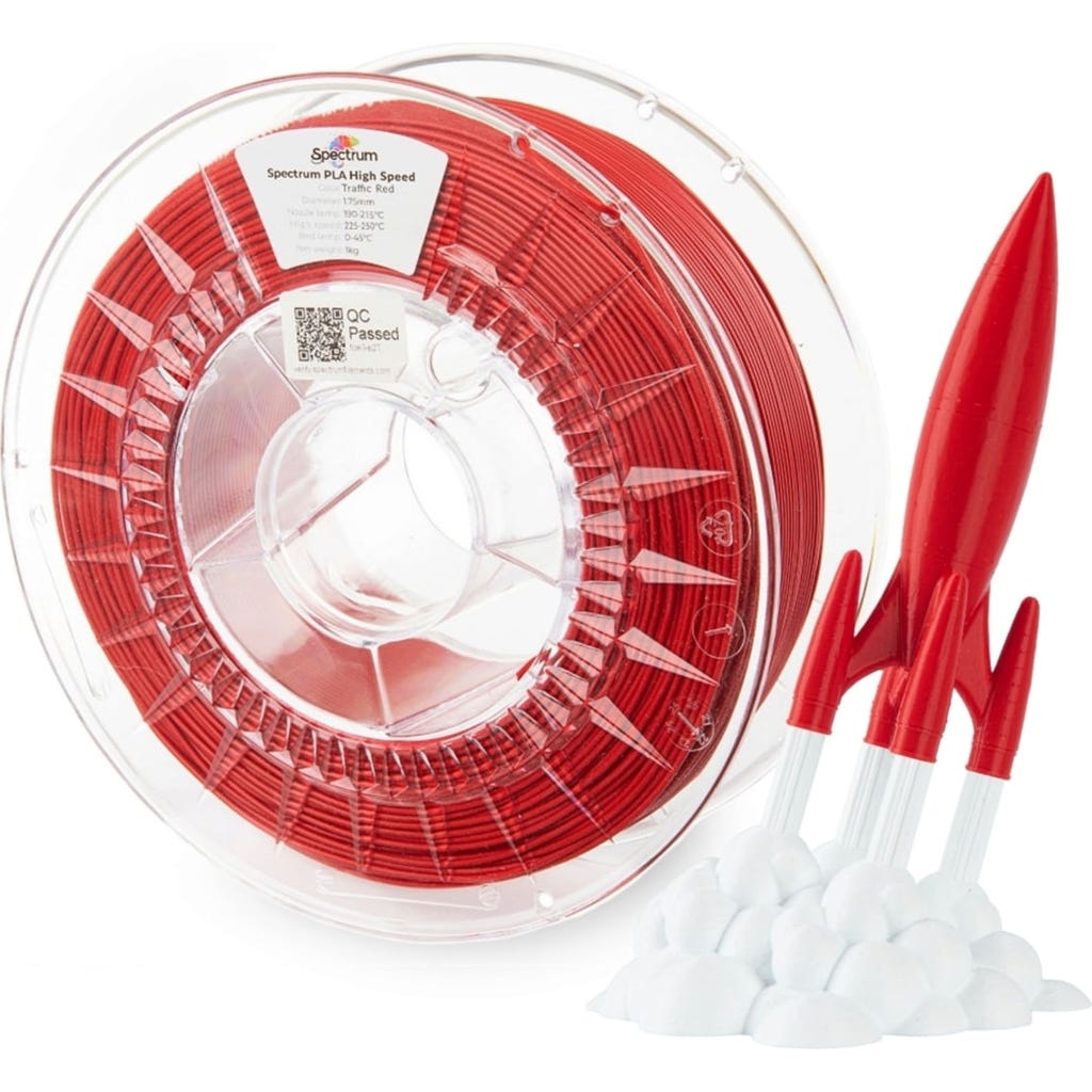 Spectrum Premium PLA High Speed Traffic Red - 3DJake Česká republika