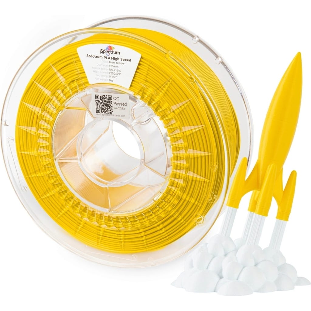 Spectrum Premium PLA High Speed True Yellow - 3DJake International