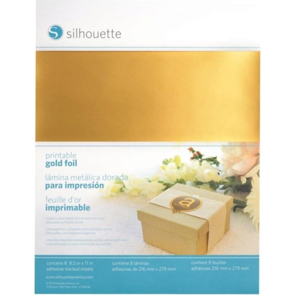 Silhouette Printable Foil Sticker Sheets - 3DJake International