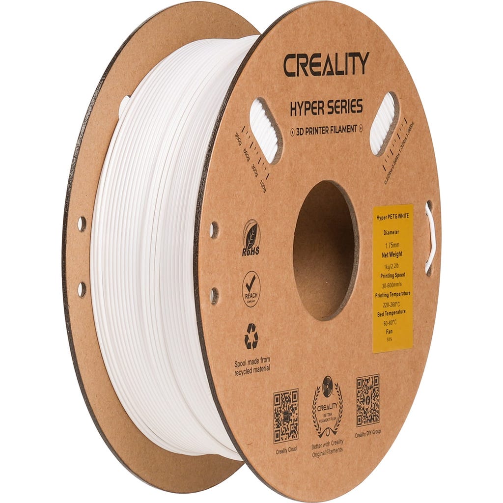 Creality Hyper PETG White - 3DJake Italia