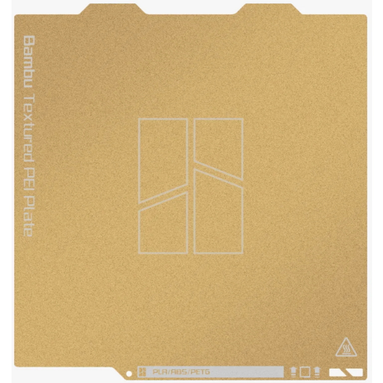 Bambu Lab Bambu Textured PEI Plate - 3DJake България Bambu Lab Bambu Textured PEI Plate - 3DJake България